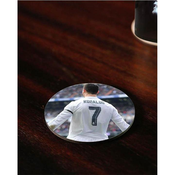 Ronaldo 7 Coaster - Pack Of 4 Coasters|By MugArt.PK | Daraz.pk