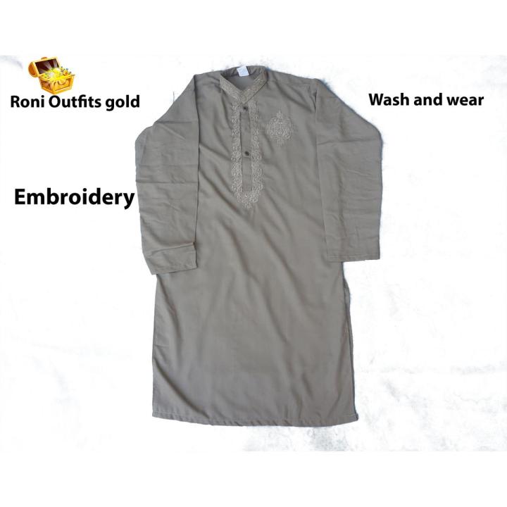 Boys kurta kameez shalwar gold class embroidery for 8 to 10 years age ...