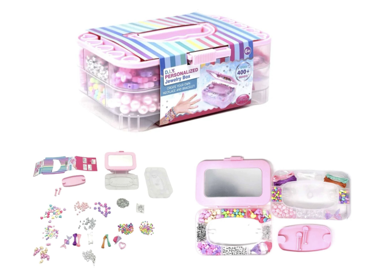 DIY Beads Toy Jewelry Making Craft Toy Different Styles Necklace and ...