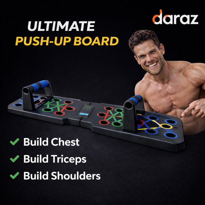 Foldable Pushup Board | 14 in 1 Multi Functional Push-Up Training ...