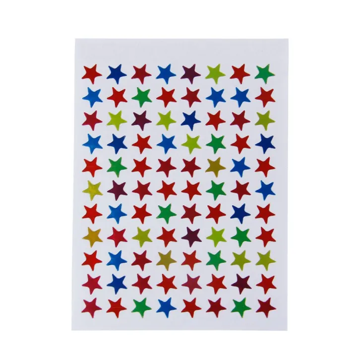 New Homework Encourage Teacher Reward Star Shape Stickers Labels for ...