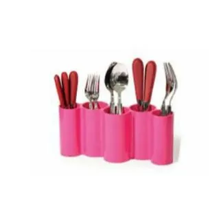 Plastic Kitchen Utensil Holder Dinnerware Rack Tableware Organizer ...