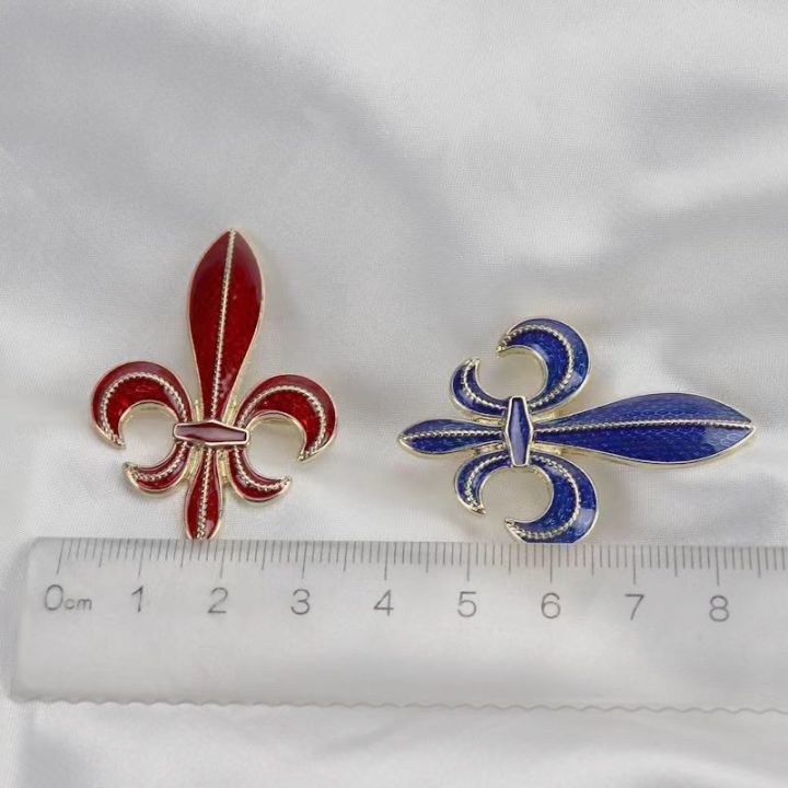 【Innovative designs】European Court Alloy Iris Enamel Drop Brooch Pin ...