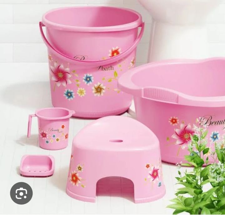 Washroom Balti Set Of 5Pc | Daraz.pk