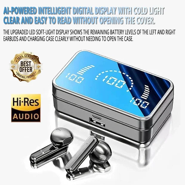 S20 TWS True Wireless Earbuds Bluetooth 5.3 - ANC Hi-Fi 36H Playtime ...