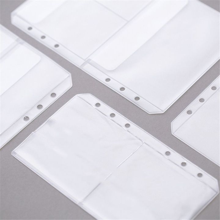 A5 A6 6 Holes File Holder Diary Ticket Storage Card Organizer Photo ...