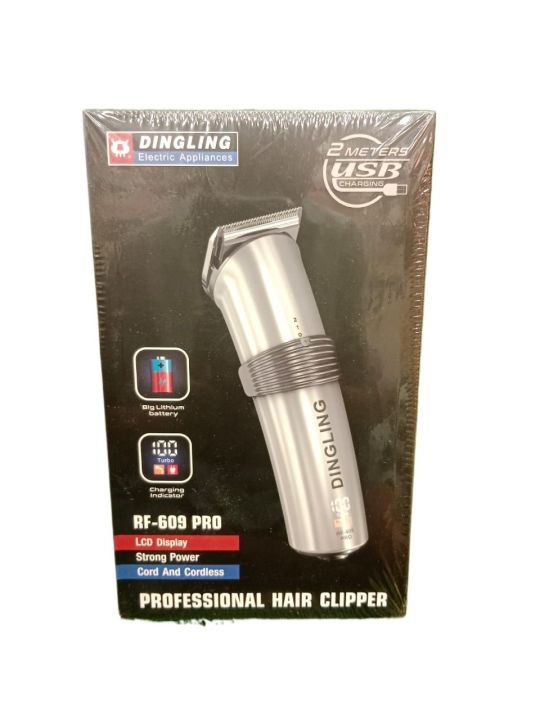 DingLing RF-609 Pro Professional Hair Clipper Electric Hair Trimmer ...