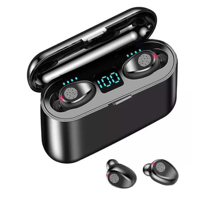F9-5 TWS Bluetooth 5.0 Earbuds Wireless Stereo Headphones IPX7 ...