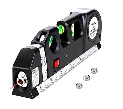 Laser Level Tool, Multipurpose Laser Level Kit Standard Cross Line ...