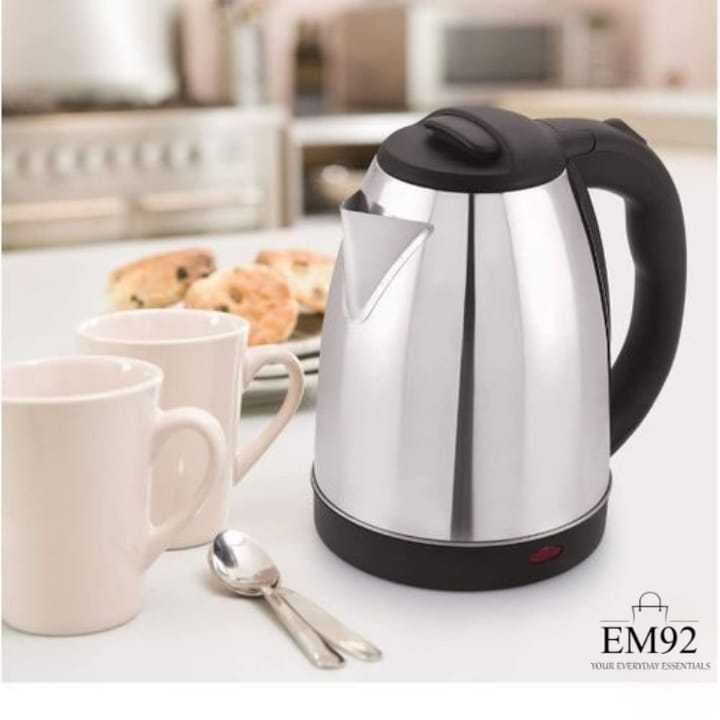 Electric Kettle Stainless Steel 2.0L – Fast Boil 1500W | Auto Shut-Off ...