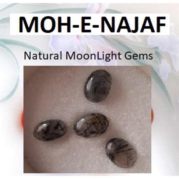 Natural Original Asli Moh e Najaf Gemstone (Rutile Quartz Stone) 100% ...