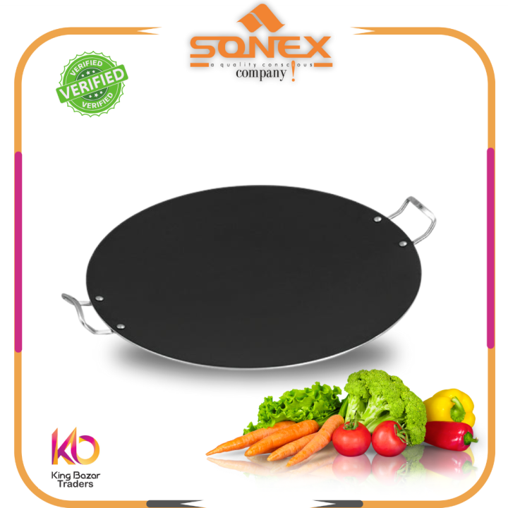 Sonex Mega Non-Stick Tawa (51cm) - Heavy Base Roti Maker for ...