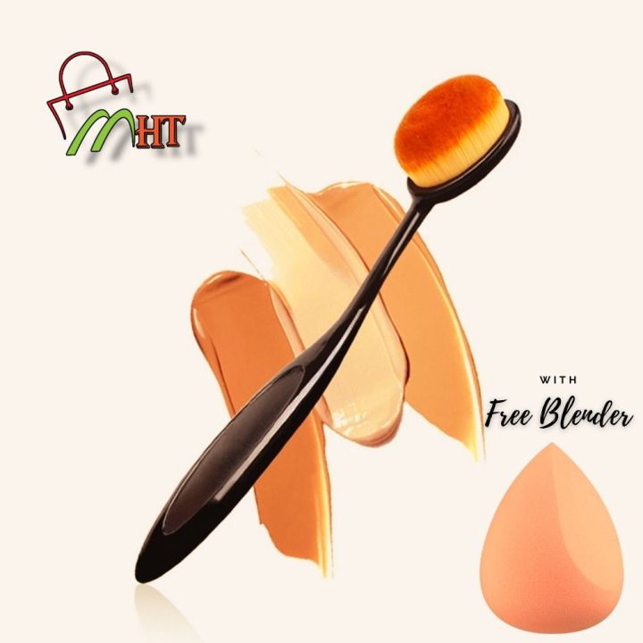 Professional Beauty Blender makeup foundation brush Oval Brush Oval Brush with beauty blender Foundation brush Foundation