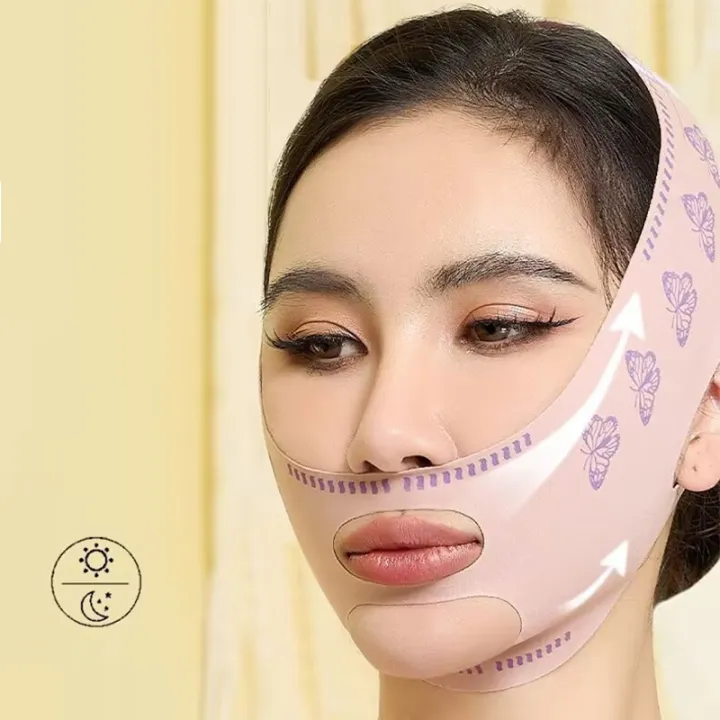 Face Bandage Breathable V Face Band Cheek Lift Up Anti Wrinkle Face ...