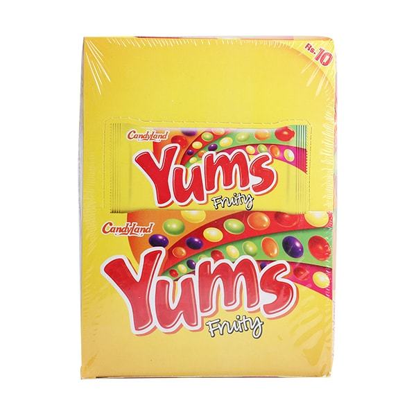 Candyland Yums Fruity Chew Beans 1Box Inside 18PC's | Daraz.pk