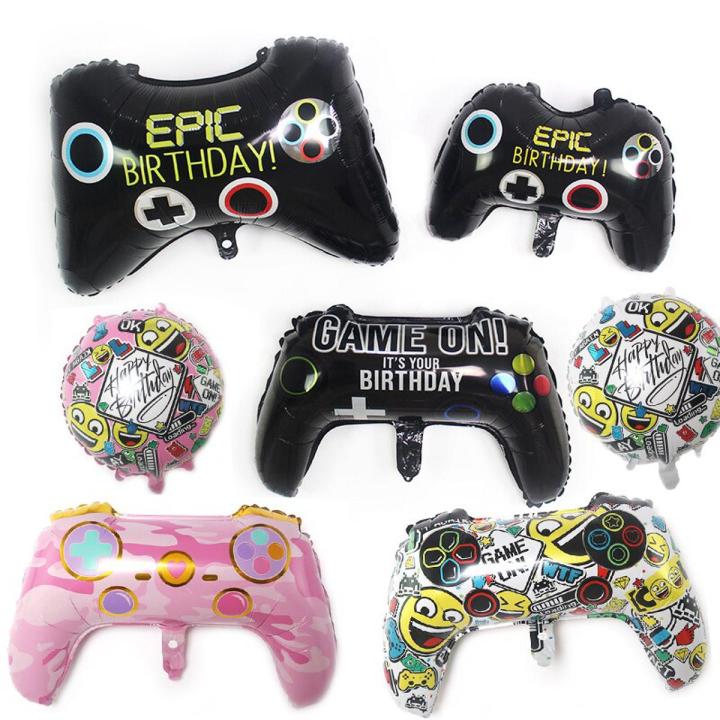 1pc New Video Game Controller Aluminum Foil Balloon Happy Birthday ...