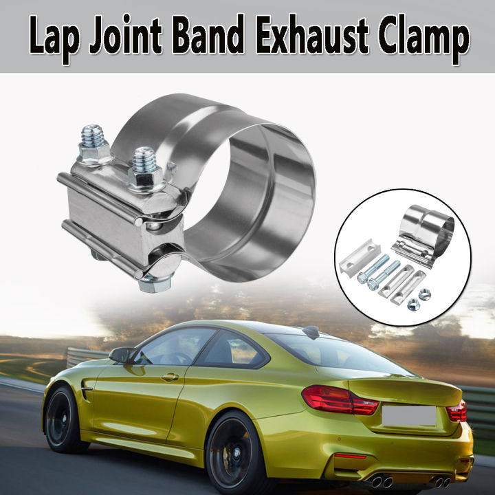 For Automotive 3'' Inch 76mm Stainless Steel Car Lap Joint Heavy Duty ...