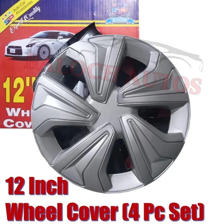 12 Inch Universal Wheel Covers - 4 Piece Set | Daraz.pk