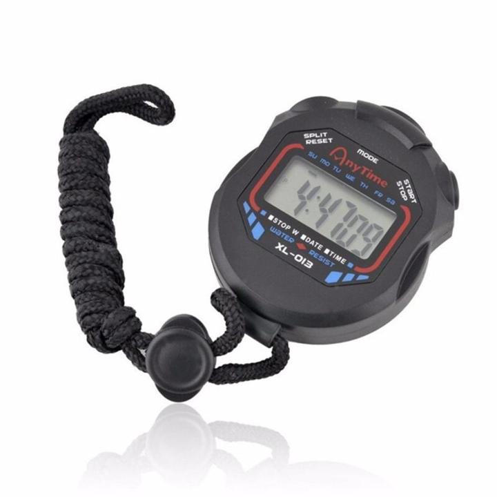 Multifunction Timers Classic Waterproof Digital Stopwatch Handheld LCD ...