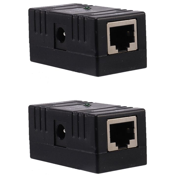 2X Poe Splitter Injector Passive Dc Power Over Ethernet Rj45 10/100Mbp ...