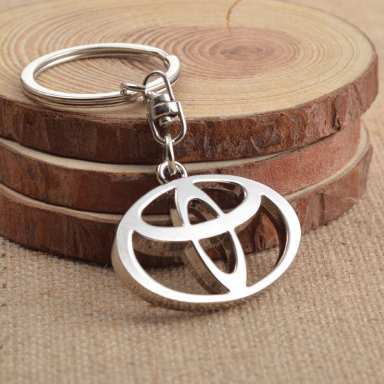 Suzuki Toyota Honda Logo Keychain Double Side Car Logo Key Chain / Bike ...