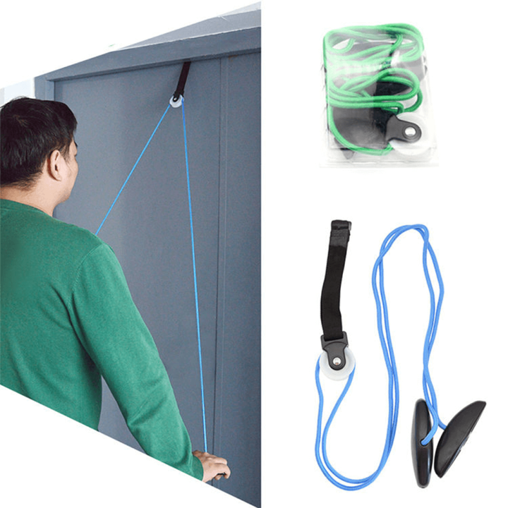 Nylon Rope Shoulder Pulley Over The Door Overhead Physical Therapy ...