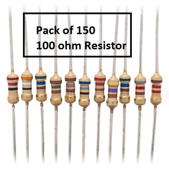 Pack of 150 - Resistor 100 ohm resistors 1/4W | Daraz.pk