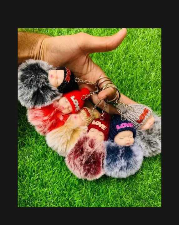 GST Soft Fluffy Doll Key Chain Hot Selling Best Gift For Girls Women ...