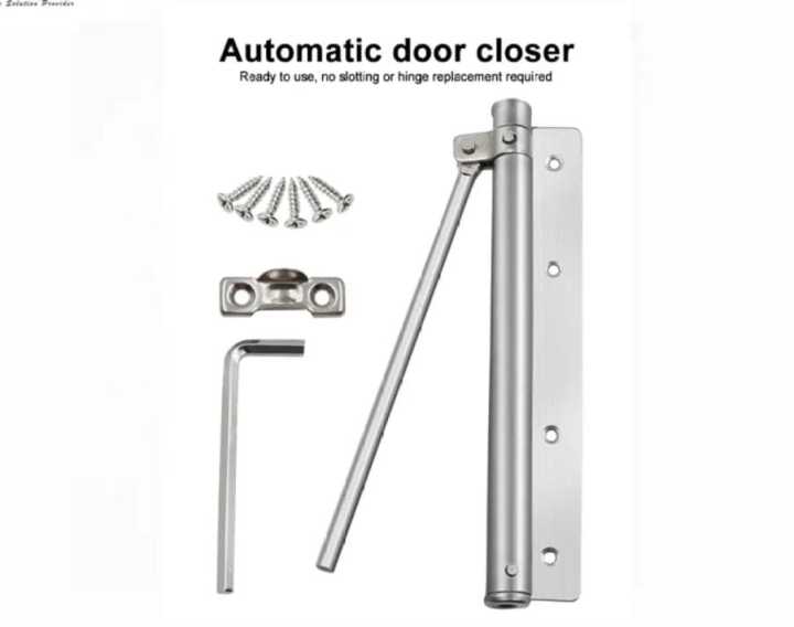 Adjustable Door Closer, Aluminum Alloy Automatic Door Closer, Spring ...