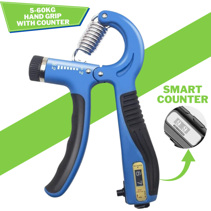 Counting Non-Slip Hand Grip Adjustable Sports Grip R Shaped Measurable ...