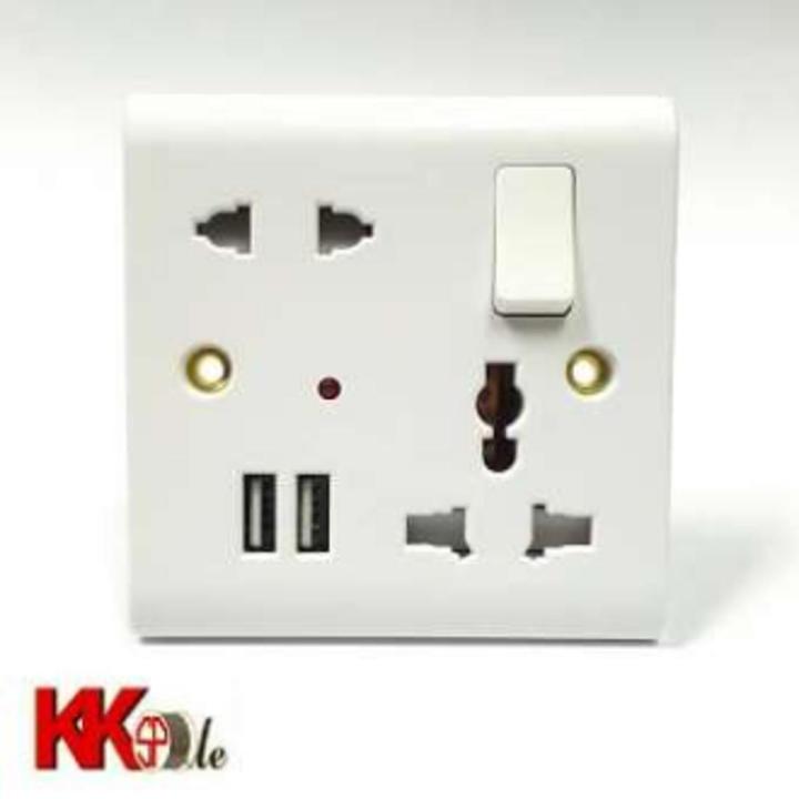 Dual USB Wall Socket Multi Plugs | Daraz.pk