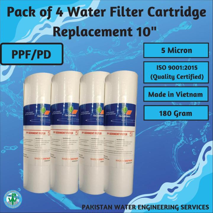 Tecomen PPF – Stage1 Water Filter Cartridge - 10 inch Standard Length ...