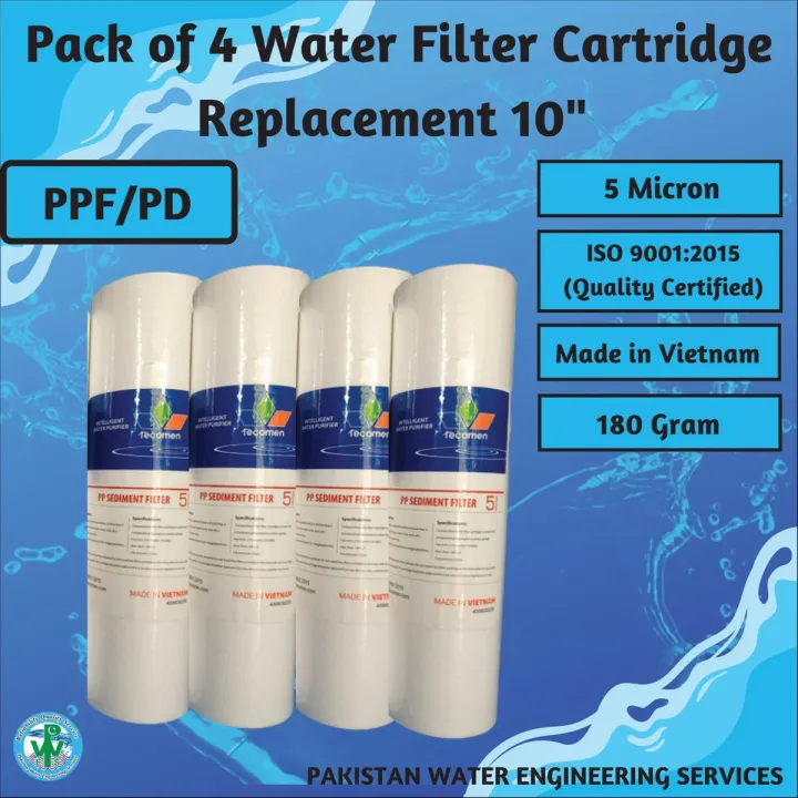 Tecomen PPF – Stage1 Water Filter Cartridge - 10 inch Standard Length ...
