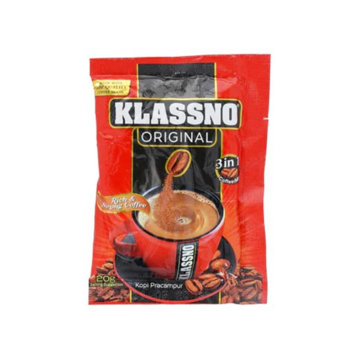 Klassno 3 in 1 Coffee mix - Original - 20g x 10 sachets | Daraz.pk