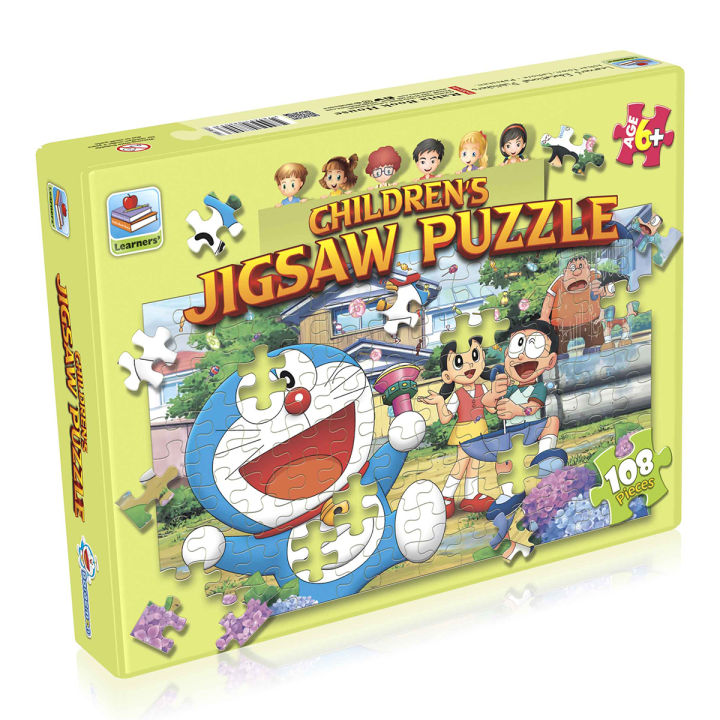 CHILDREN'S JIGSAW PUZZLE of DORAEMON Learning Activity | Daraz.pk
