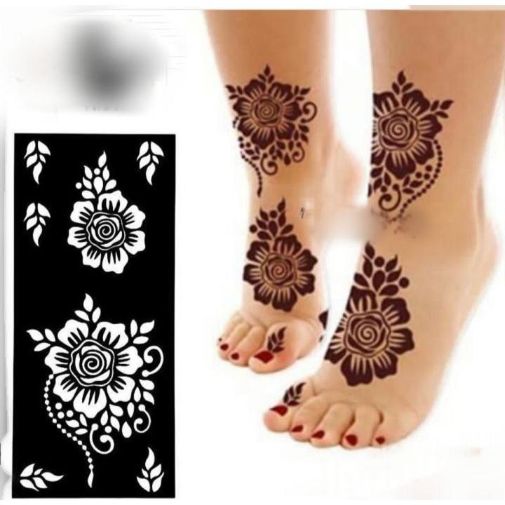 mehndi stickers 1 pair full Arabic | Daraz.pk