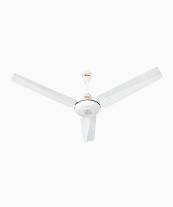 GFC Deluxe Inverter Ceiling Fan 56" — 30W AC Power, Pure Copper Winding, Remote Control, White ...