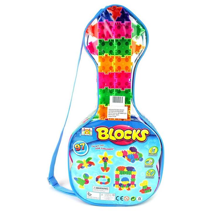 Guitar Case Building Blocks 97 Piece Toy Interlocking Building . | Daraz.pk