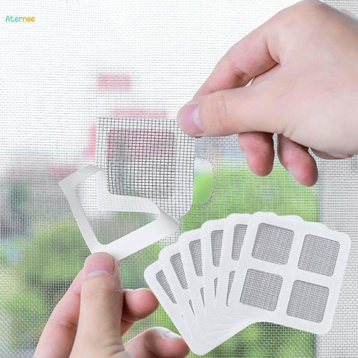 Fiberglass Mesh Covered Net Repair Kits for Holes Living Rooms 6Pcs ...