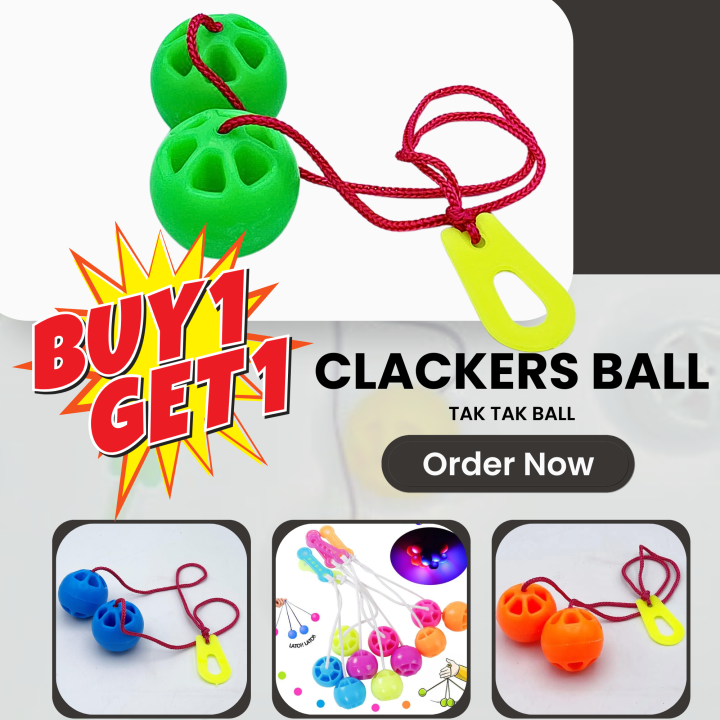 Latto kids Toy Click Clack Ball Bump Balls Clackers Ball Toy for Kids ...