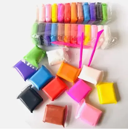 12 Fomic Play Dough - Air Dry Polymer Clay with Free Tools Foamic ...