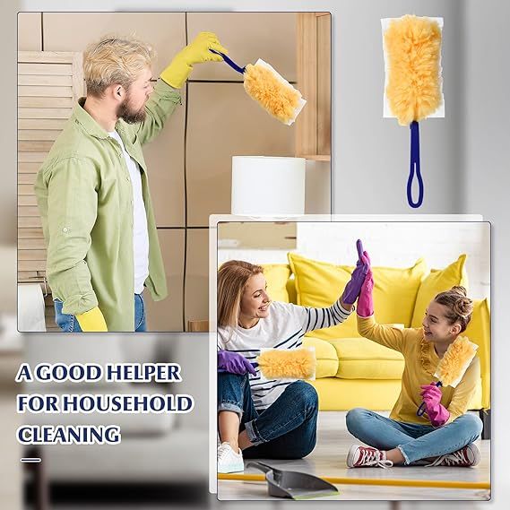 Heavy Duty Duster Refills Compatible with Swiffer Dusters 360 Degree ...