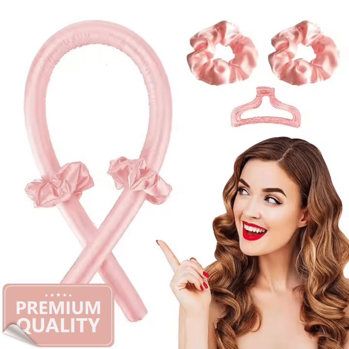 Woman Heatless Curling Rod Heatless Hair Curls Headband Make Hair Soft ...