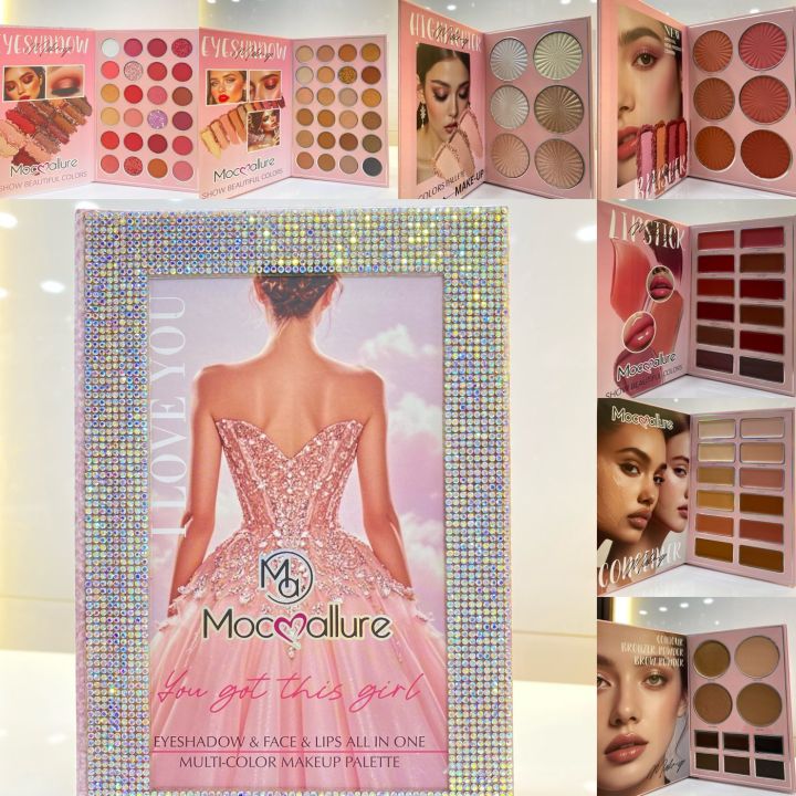 Mocallure Professional Makeup Book Palette – All-in-One Face Kit with ...