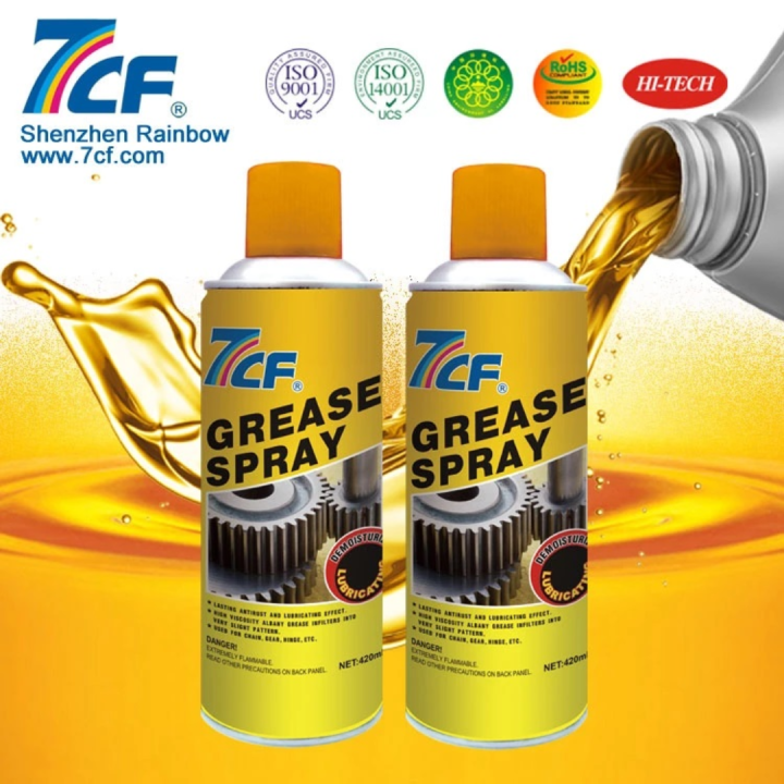 7CF Grease lubricant liquid Spray – 450 ml | Daraz.pk