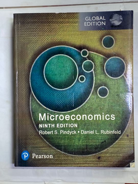 MICROECONOMICS 9th EDITION BY ROBERT S. PINDYCK. DANIEL L RUBINFELD ...