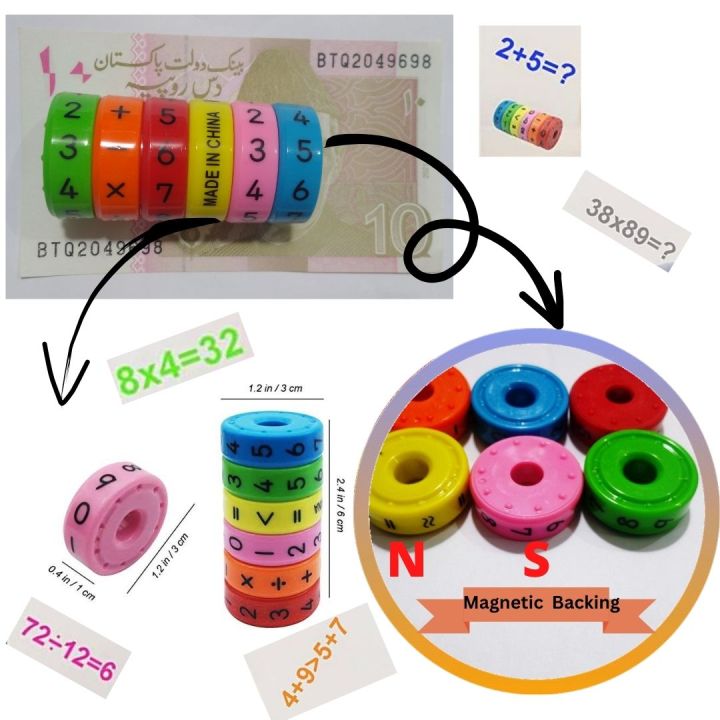 Magnetic Puzzles/Magntic Alphabets/Magnetic Numbers | Daraz.pk