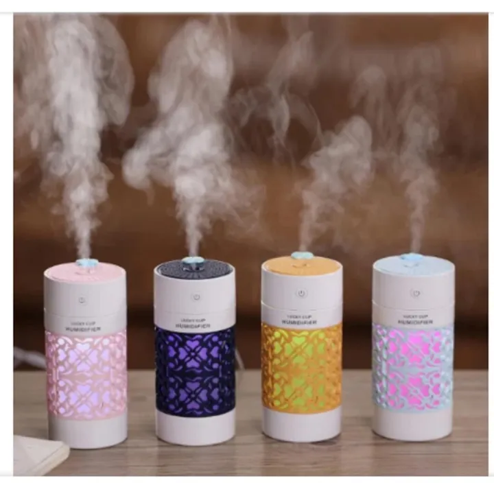 UOS Portable Ultrasonic LED Night Light Lucky Cup Humidifier | Daraz.pk