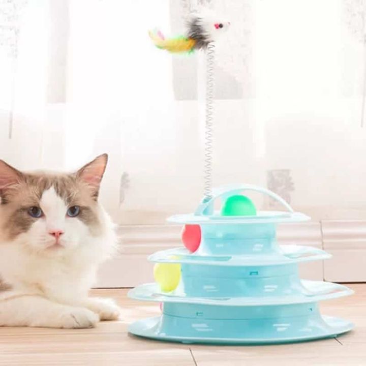 Cat Toy Tower of tracks, for all cats | Daraz.pk