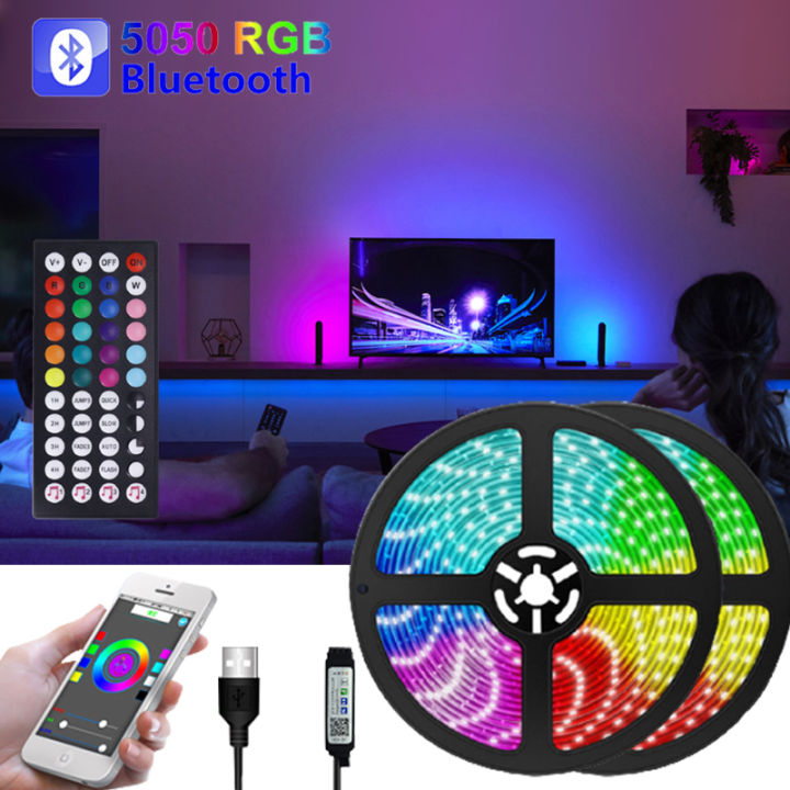LED Lights for Room 5050 RGB Ribbon LED Strip Light New 44keys ...